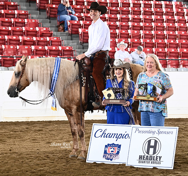 The All American Quarter Horse Congress - Results for Class 2170000 go 1